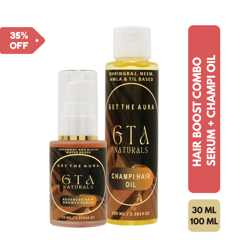 Hair Boost Combo – Advanced Serum (30ml) + Champi Oil (100ml) – GTA ...